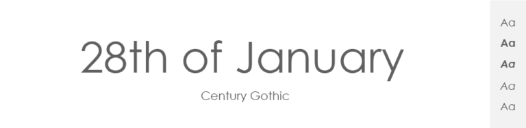21 Fonts Similar to Century Gothic (Alternatives)