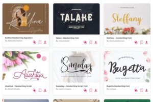 25 Handwriting Canva Fonts to Make Your Designs Breathe