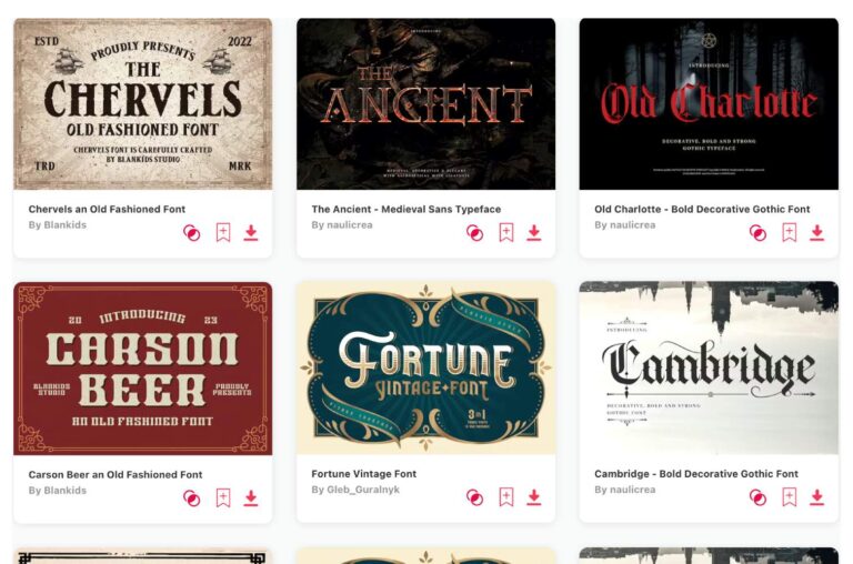 25 Old English Canva Fonts That’ll Take You to the Old Times