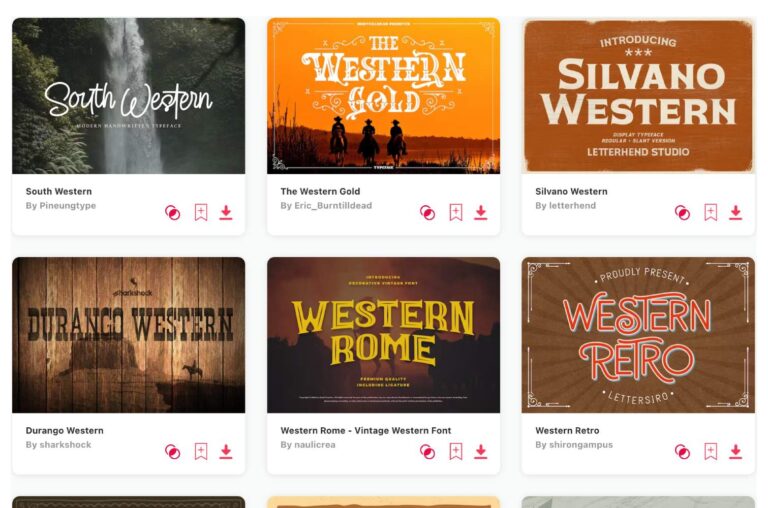 26 Western Canva Fonts That’ll Make Any Cowboy Proud