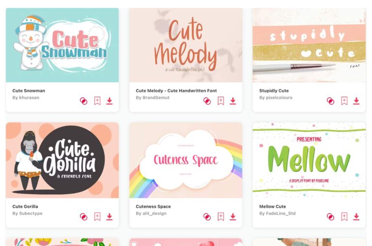 26 Irresistibly Cute Canva Fonts That'll Melt Your Heart
