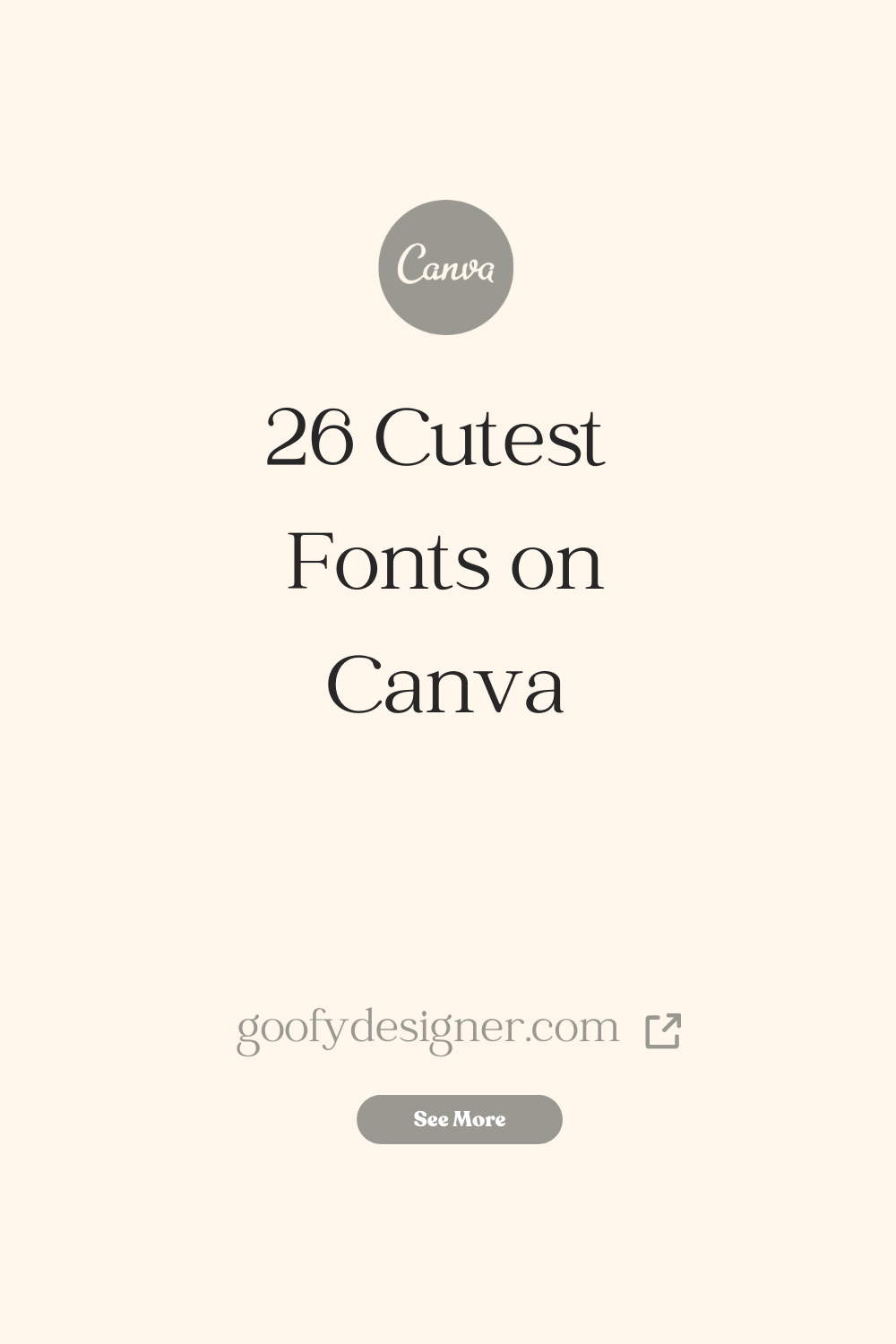 26 Irresistibly Cute Canva Fonts That'll Melt Your Heart | Goofy Designer