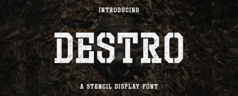 25 Stencil Fonts That Give the Urban Military Vibe