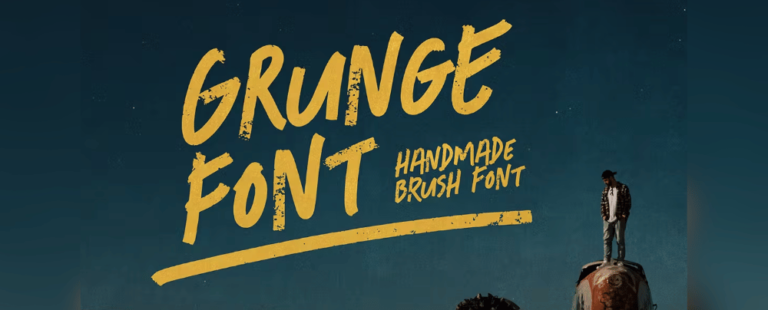 25 Best Grunge Fonts That’ll Speak to the Rebel in You