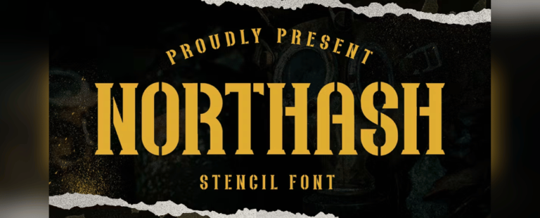 25 Stencil Fonts That Give the Urban Military Vibe