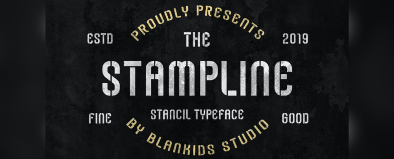 25 Stencil Fonts That Give the Urban Military Vibe