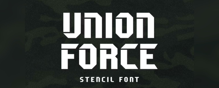 25 Stencil Fonts That Give the Urban Military Vibe