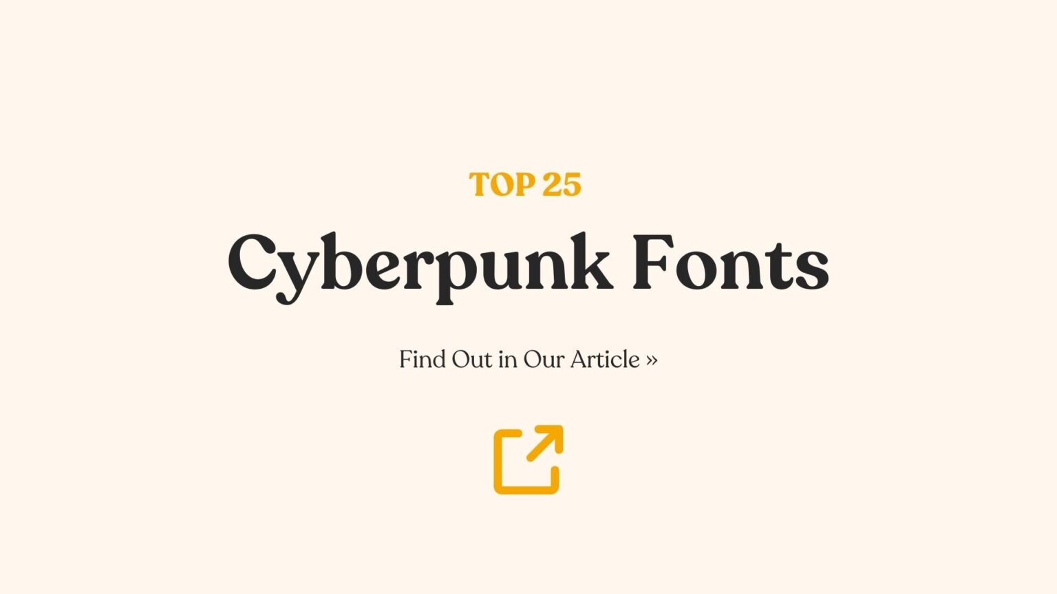 25 Cyberpunk Fonts to Upgrade Your Digital Universe
