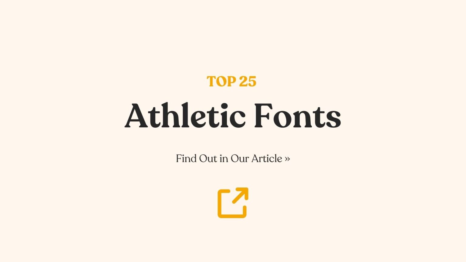 25 Athletic Fonts to Elevate Your Sports Branding