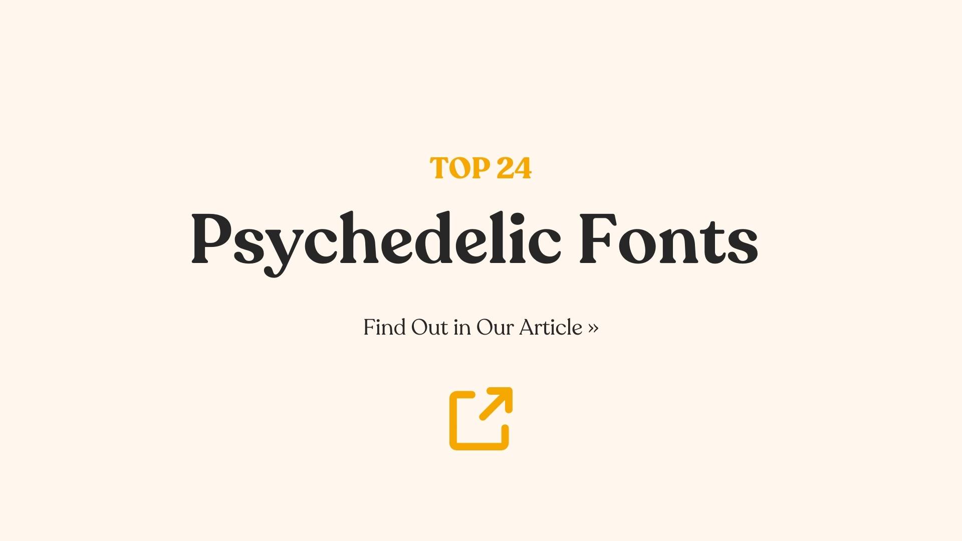 24 Psychedelic Fonts That Turn Your Designs Into a Visual Trip