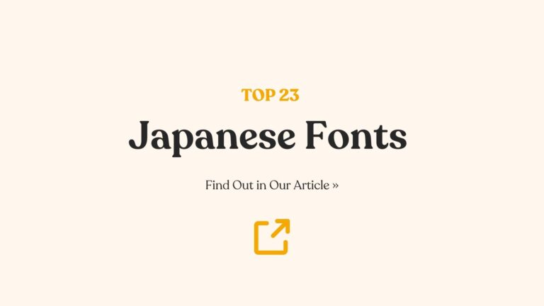 23 Japanese Fonts That Will Capture the Essence of Japanese Culture