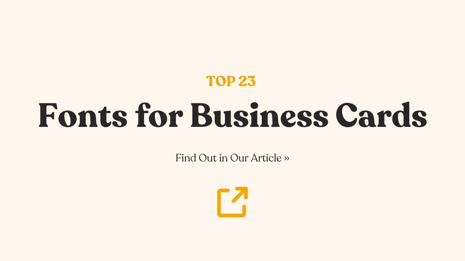 23 Business Card Fonts That Will Reflect Your Brand's Personality