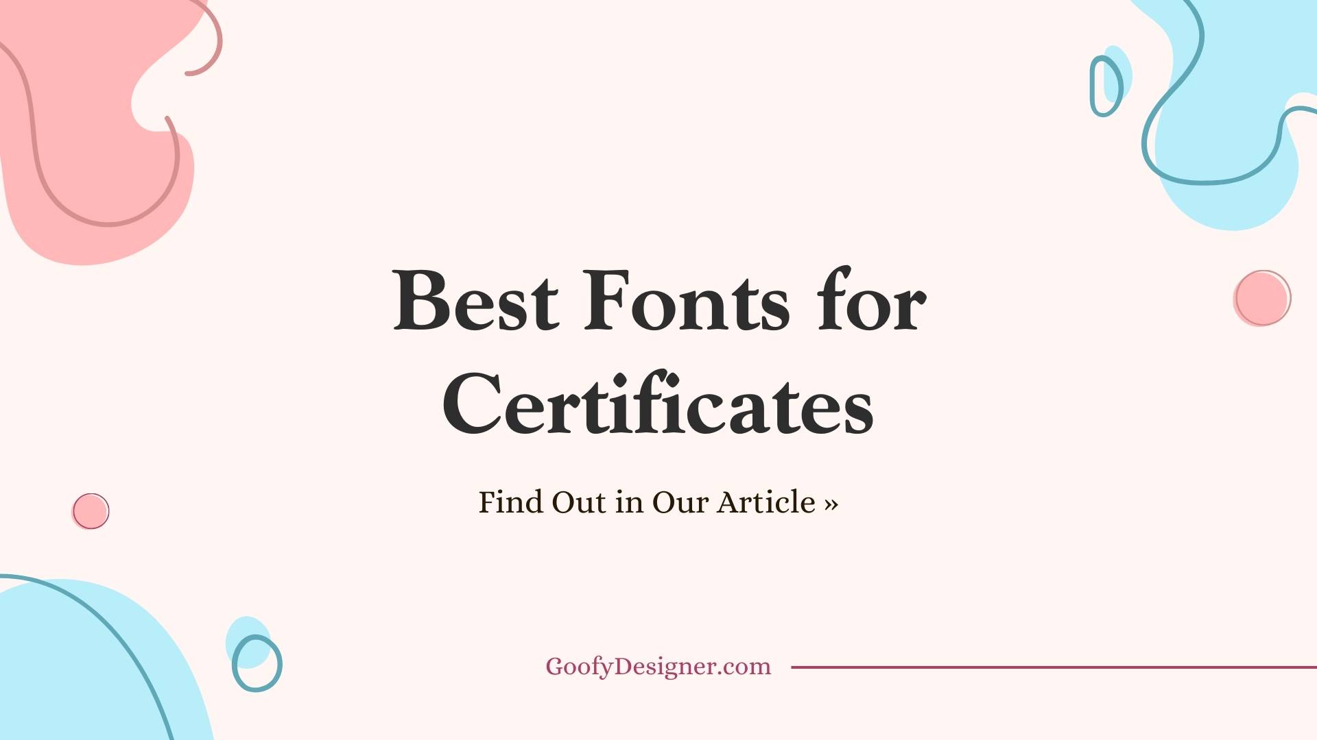 23 Best Fonts for Making Certificates Stand Out