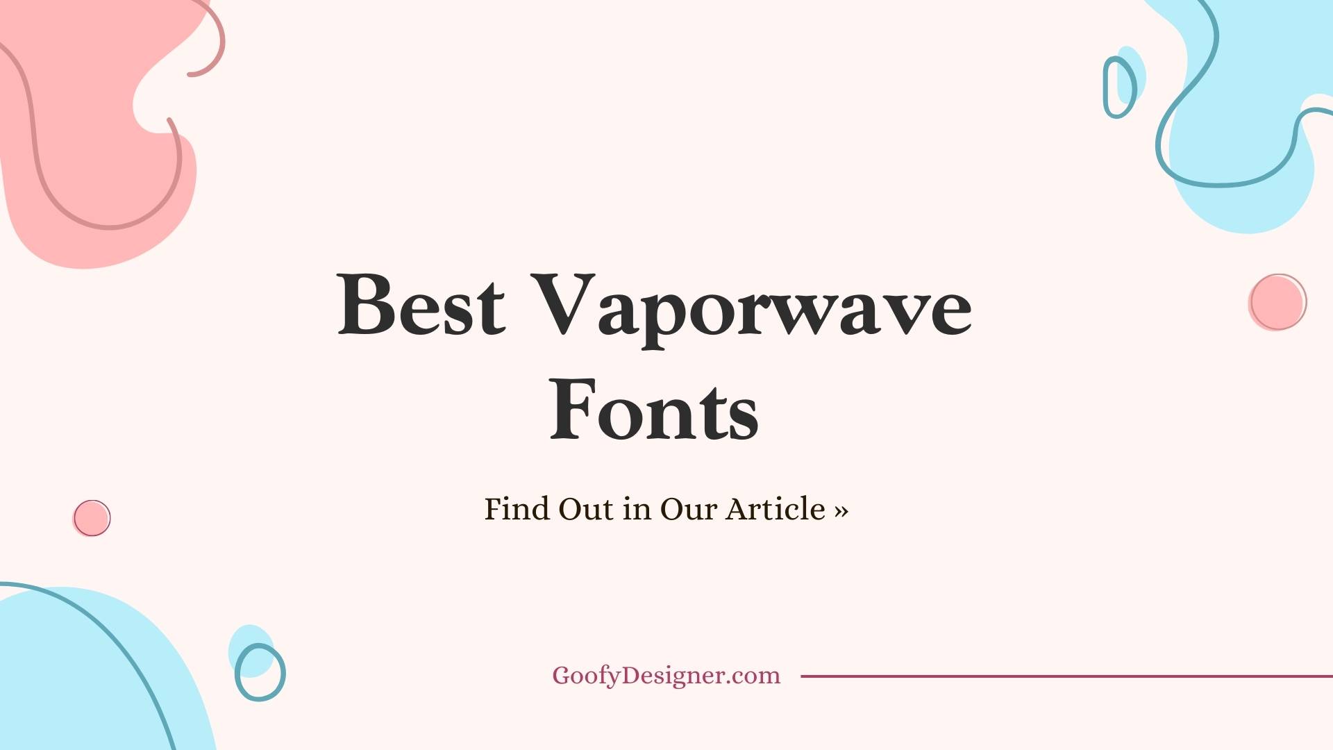 27 Best Vaporwave Fonts for Digital Artists