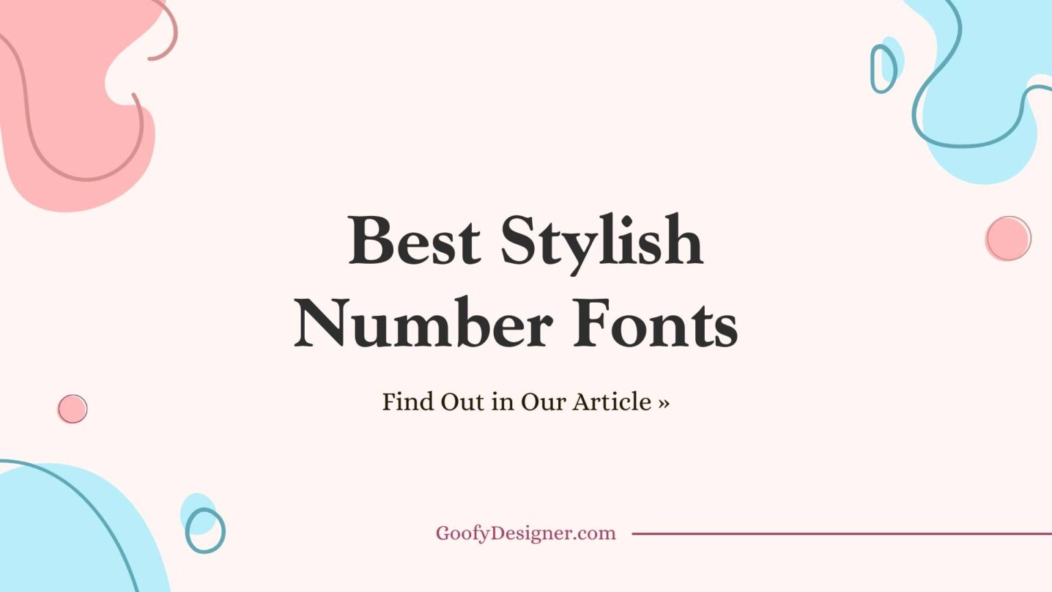 28 Stylish Number Fonts That Transform Basic Digits Into Art