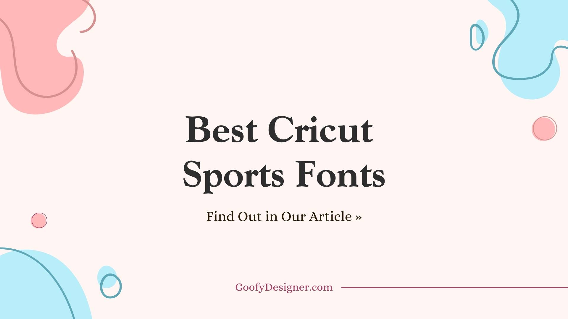 28 Cricut Sports Fonts That Will Score Big in Your Designs