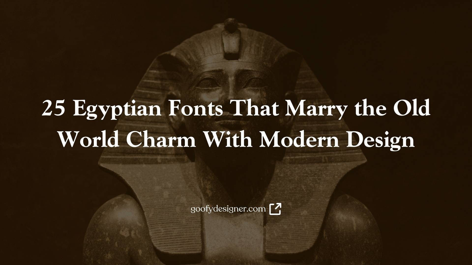 25 Egyptian Fonts That Marry the Old World Charm With Modern Design