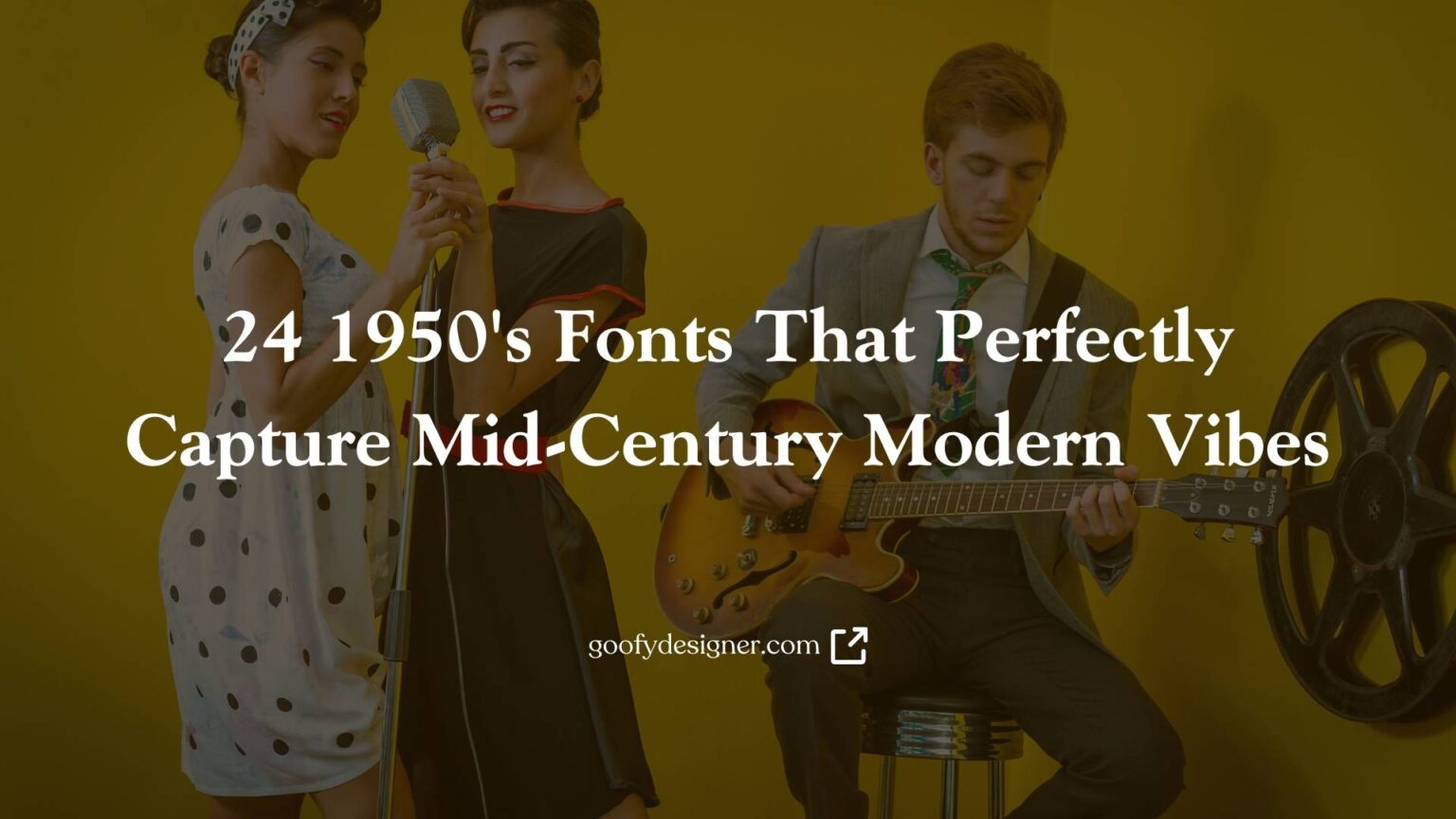 24 1950's Fonts That Perfectly Capture Mid-Century Modern Vibes