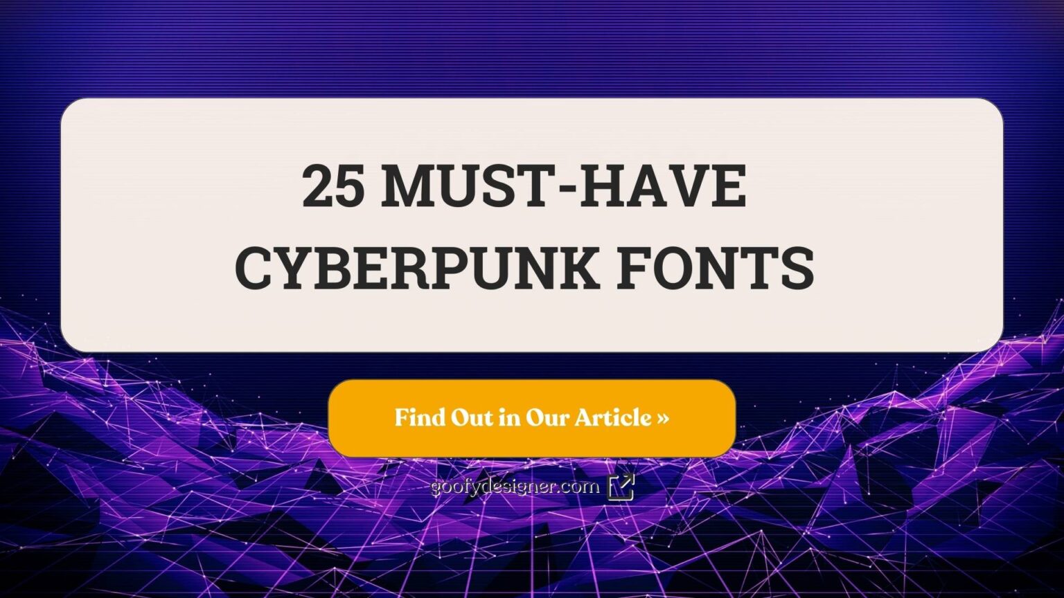 25 Cyberpunk Fonts to Upgrade Your Digital Universe