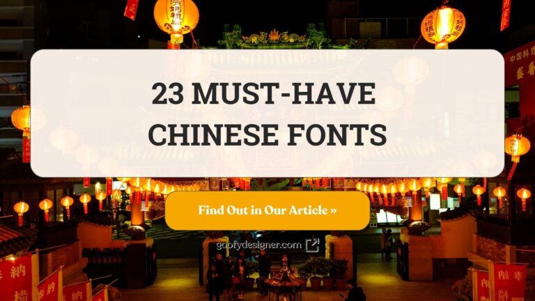 23 Chinese Fonts That Will Bring Cultural Depth to Your Design