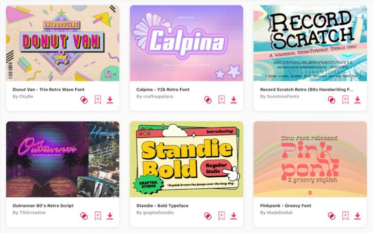 26 Fonts That Capture the Spirit of the 90's