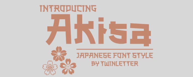 23 Japanese Fonts That Will Capture the Essence of Japanese Culture