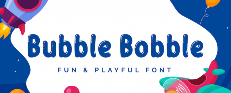 28 Bubbly Fonts That Will Bubble Up Your Creativity