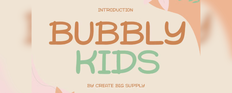 28 Bubbly Fonts That Will Bubble Up Your Creativity