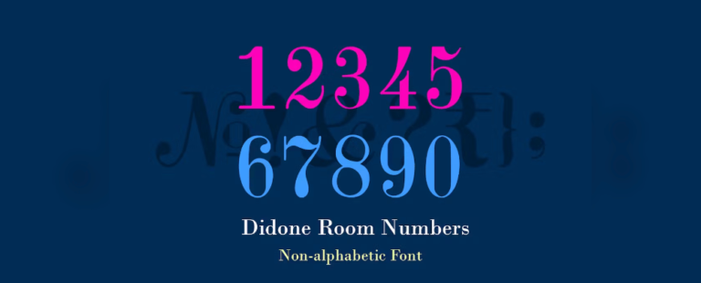 28 Stylish Number Fonts That Transform Basic Digits Into Art