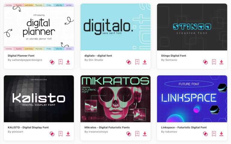 27 Unique Digital Clock Fonts That Will Add Style to Your Screens