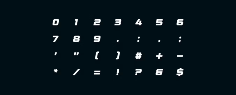 28 Stylish Number Fonts That Transform Basic Digits Into Art