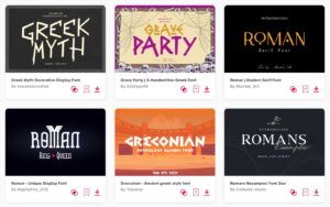 27 Greek and Roman Fonts That Stand the Test of Time