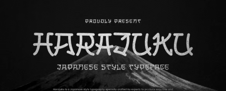 23 Japanese Fonts That Will Capture the Essence of Japanese Culture