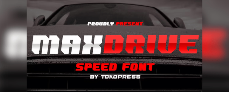 23 Car Fonts That Capture the Essence of Speed and Luxury