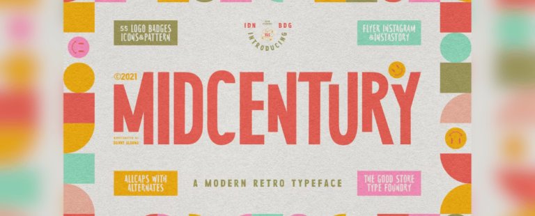28 Mid-century Modern Fonts That Capture the Vintage Spirit