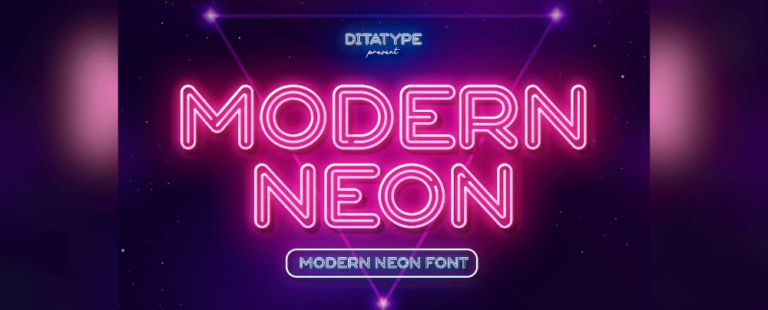 26 Neon Fonts to Light Up Your Designs