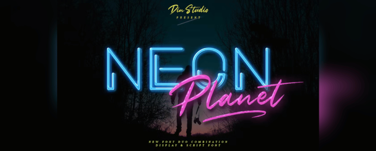 26 Neon Fonts to Light Up Your Designs