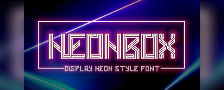 26 Neon Fonts to Light Up Your Designs