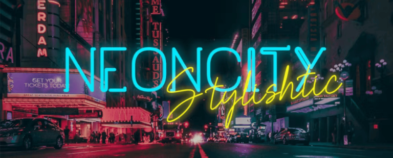 26 Neon Fonts to Light Up Your Designs