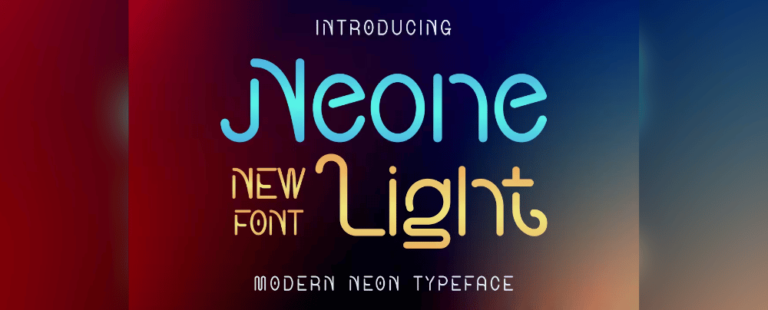 26 Neon Fonts to Light Up Your Designs