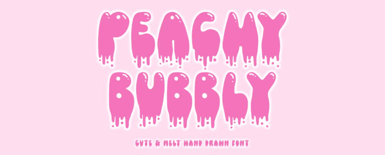 28 Bubbly Fonts That Will Bubble Up Your Creativity