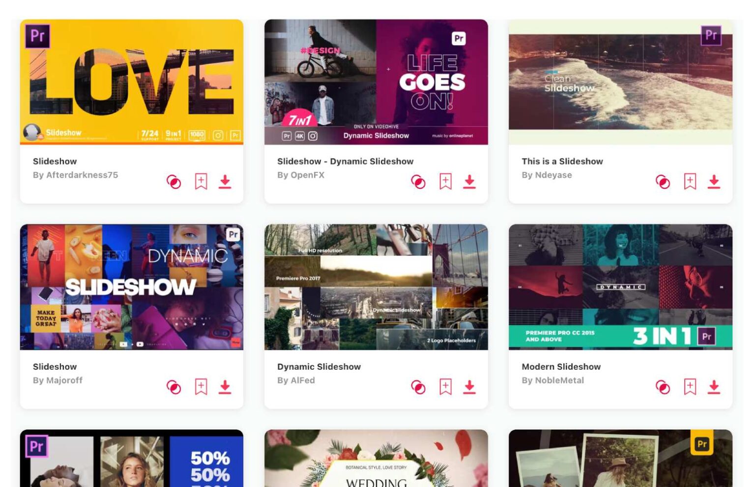 My 10 Favorite Slideshow Templates for Adobe Premiere Pro