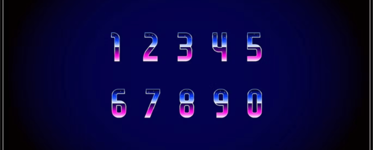 28 Stylish Number Fonts That Transform Basic Digits Into Art