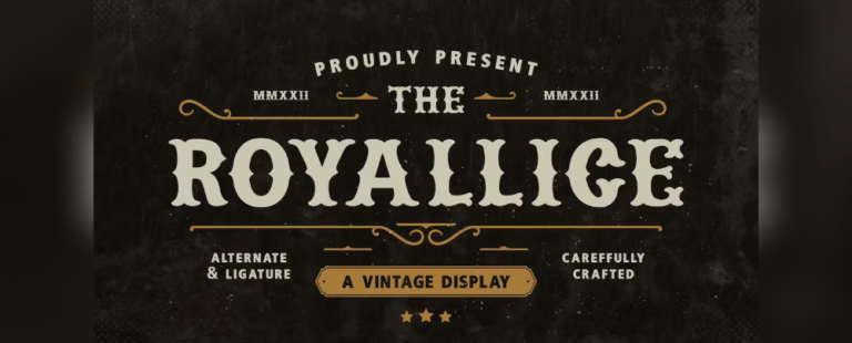 26 Vintage Fonts That Bring Retro Charm to Modern Designs