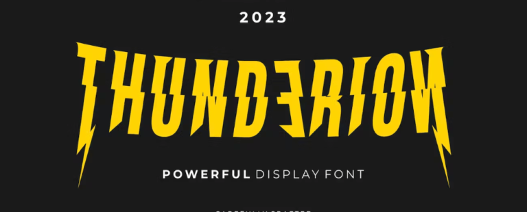 24 Lightning Fonts That Will Charge Up Your Digital Artwork