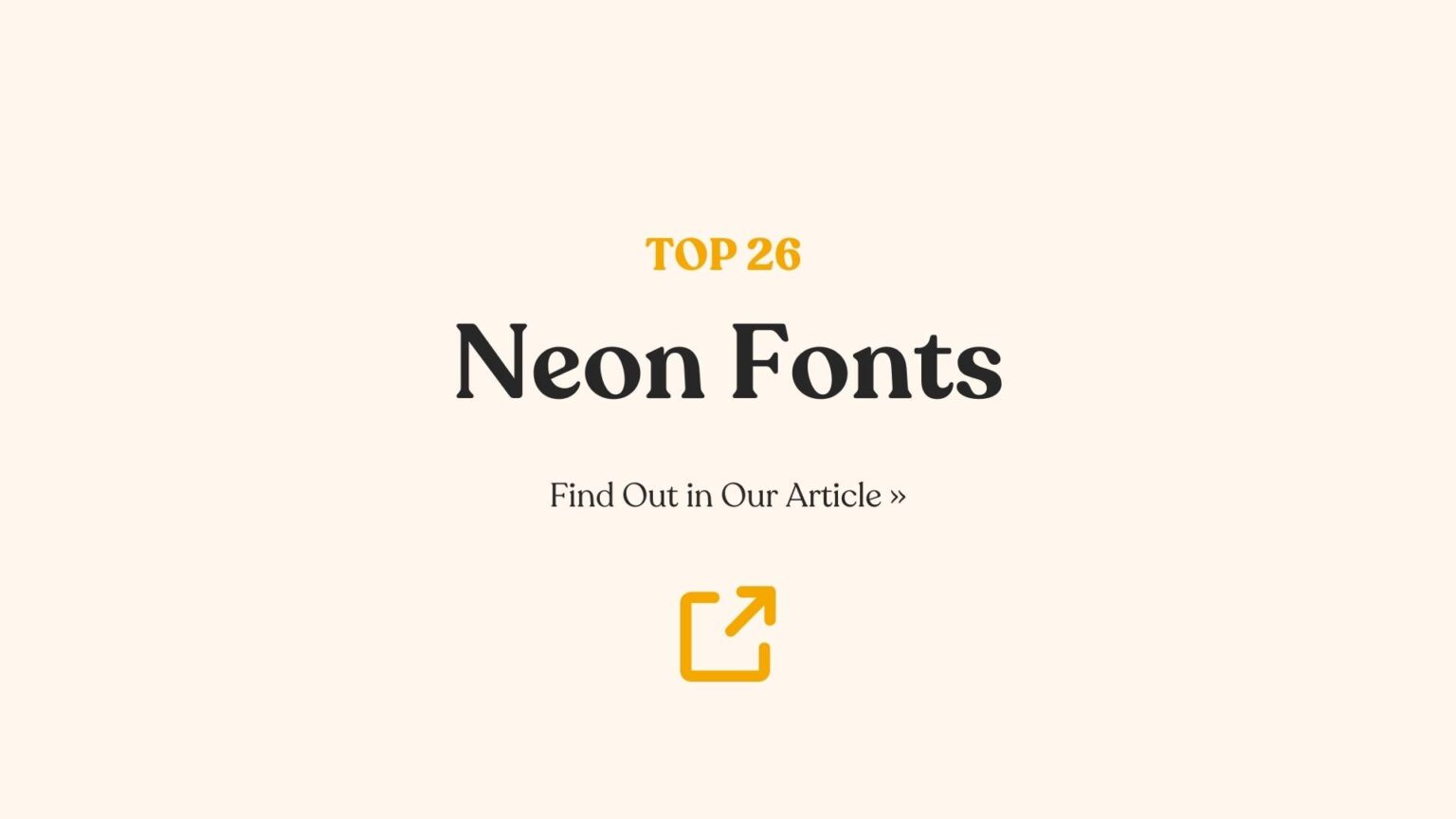 26 Neon Fonts to Light Up Your Designs