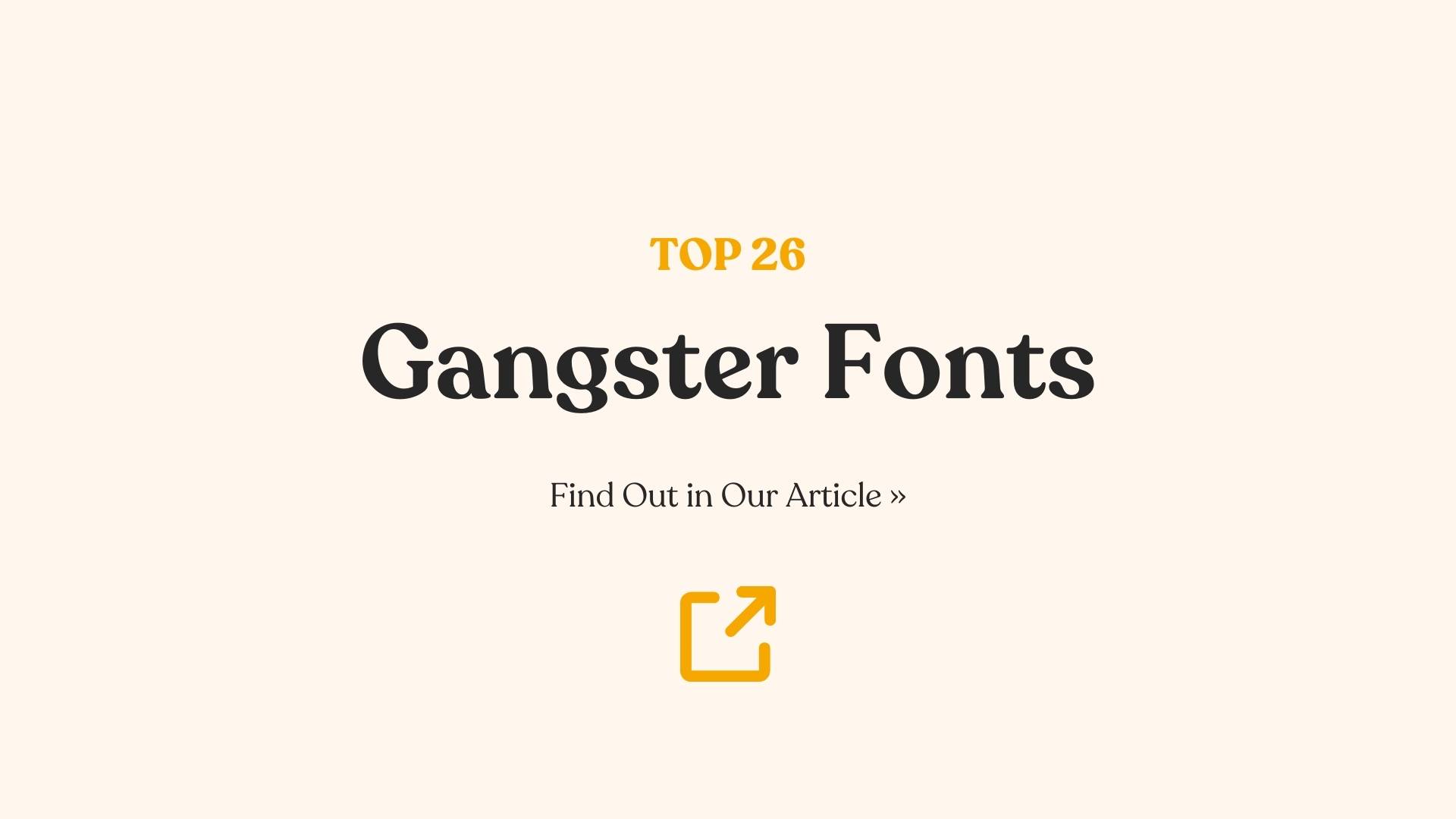 26 Gangster Fonts Infused With Underground Vibes
