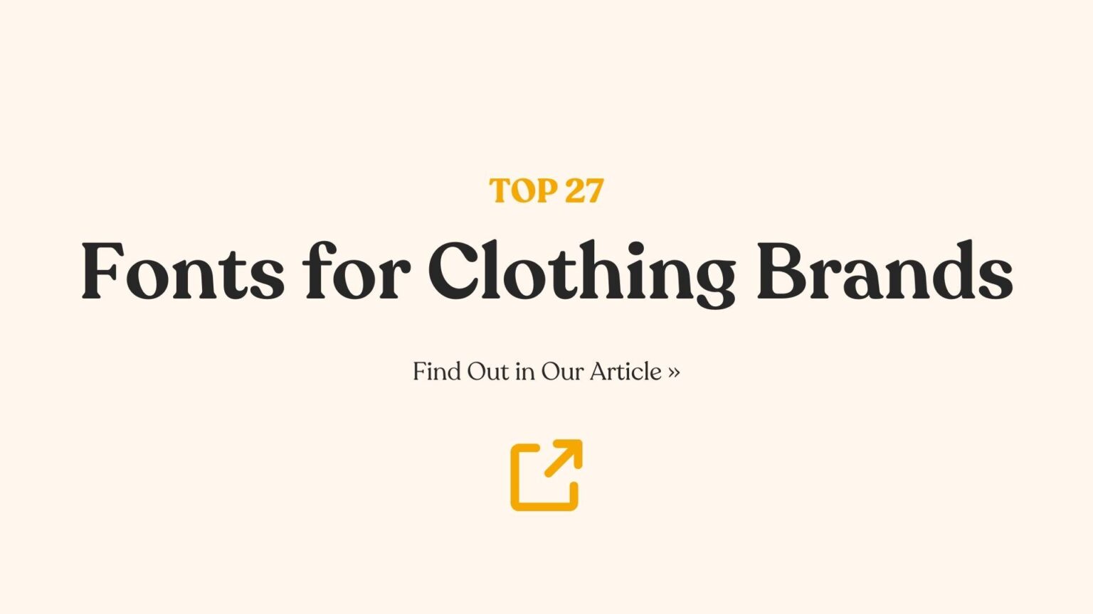 27 Clothing Brand Fonts to Create Iconic Fashion
