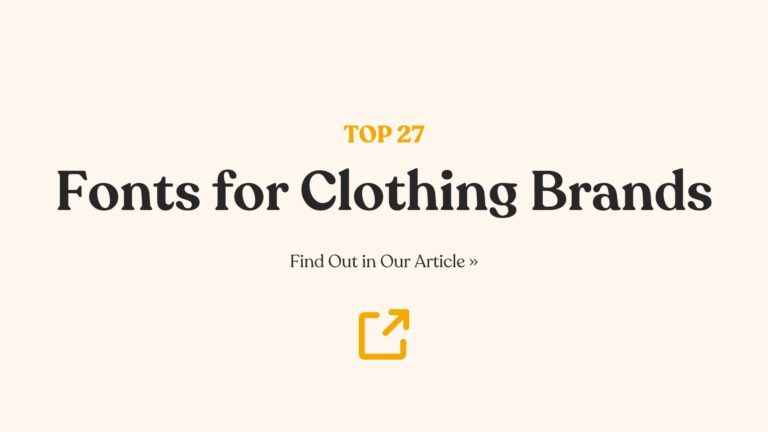 27 Clothing Brand Fonts to Create Iconic Fashion