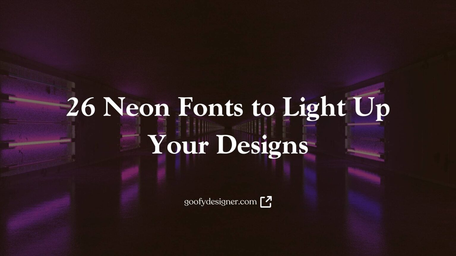 26 Neon Fonts to Light Up Your Designs